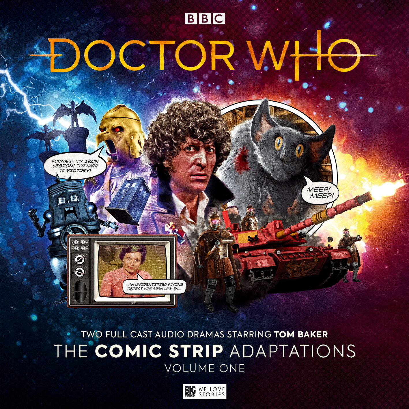 Big Finish cover: The Comic Strip Adaptations Vol. 1 : r/doctorwho